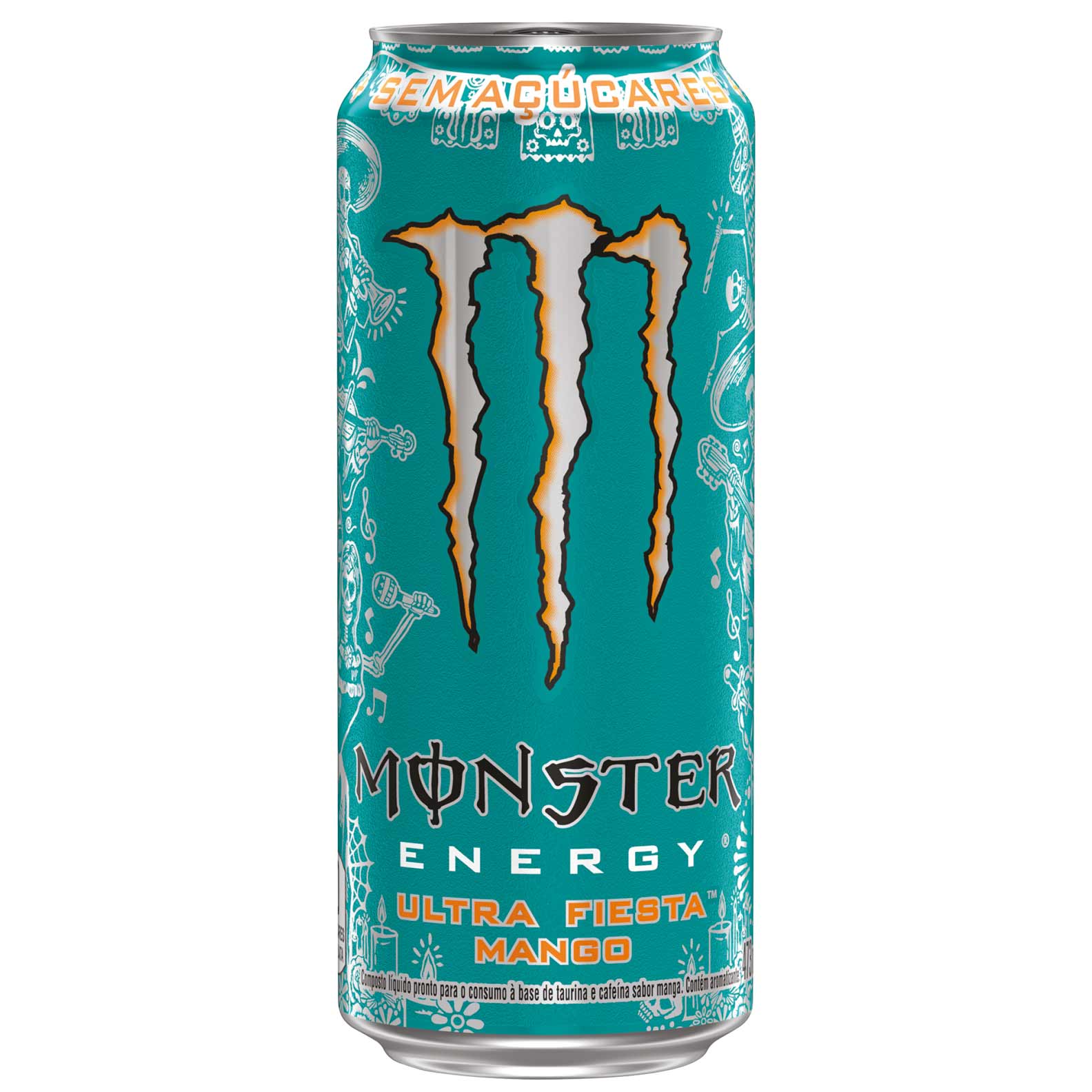 Energético Monster sem Açúcar Ultra Fiesta Mango 473ml - Zaffari