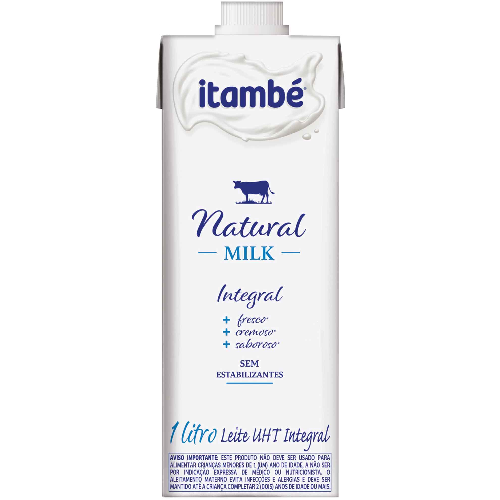 Leite Integral UHT Itambé Natural Milk 1 Litro - Zaffari
