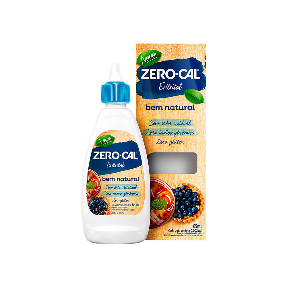 Adoçante Líquido Eritritol Zero-Cal 65ml - Zaffari